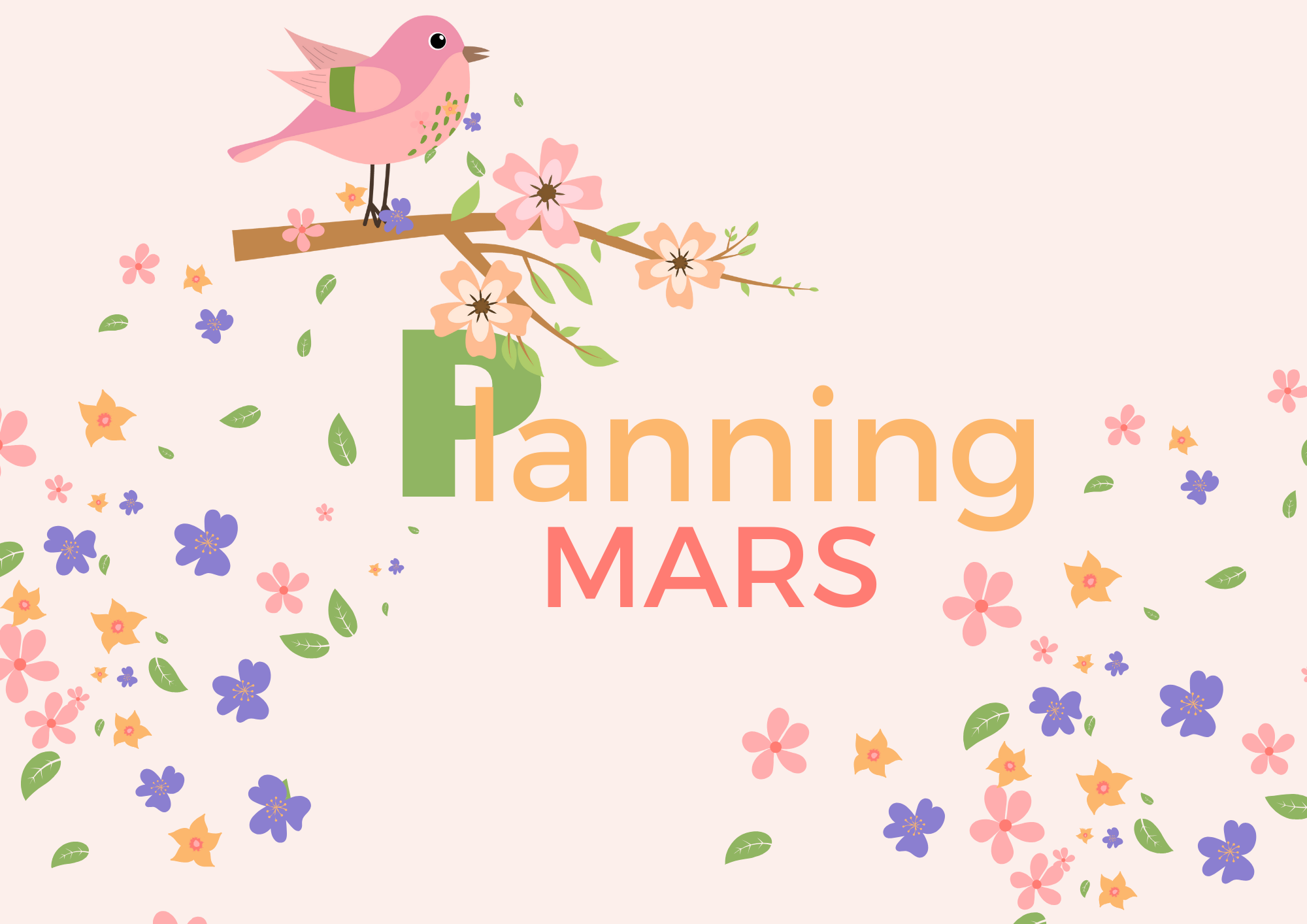 Planning de Mars 2025 - Fe.mè DIYcafé